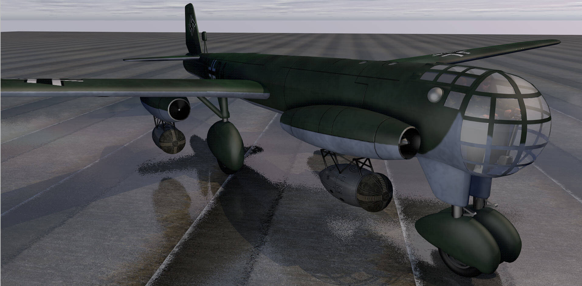 Junkers Ju-287 V1 3D Model by ChipBassChaos