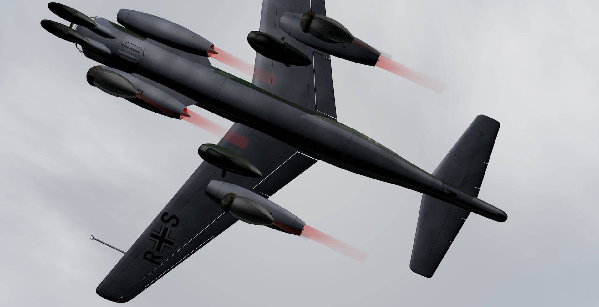 Junkers Ju-287 V1 3D Model by ChipBassChaos