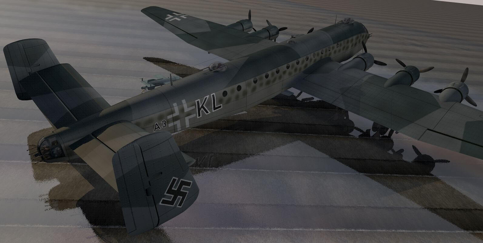 Junkers Ju-390C 3D Model by ChipBassChaos