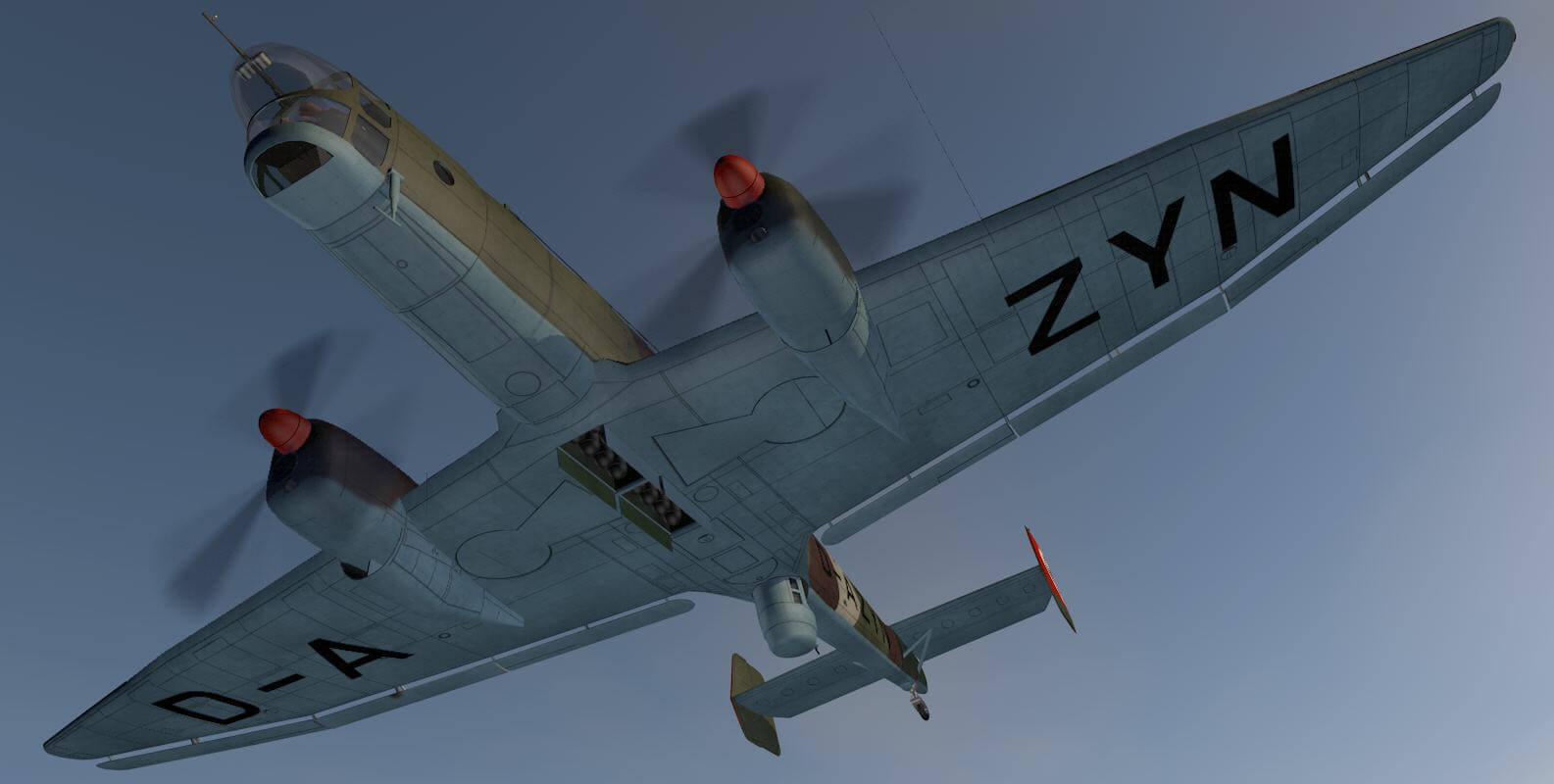 Junkers Ju-86 D-1 3D Model by ChipBassChaos