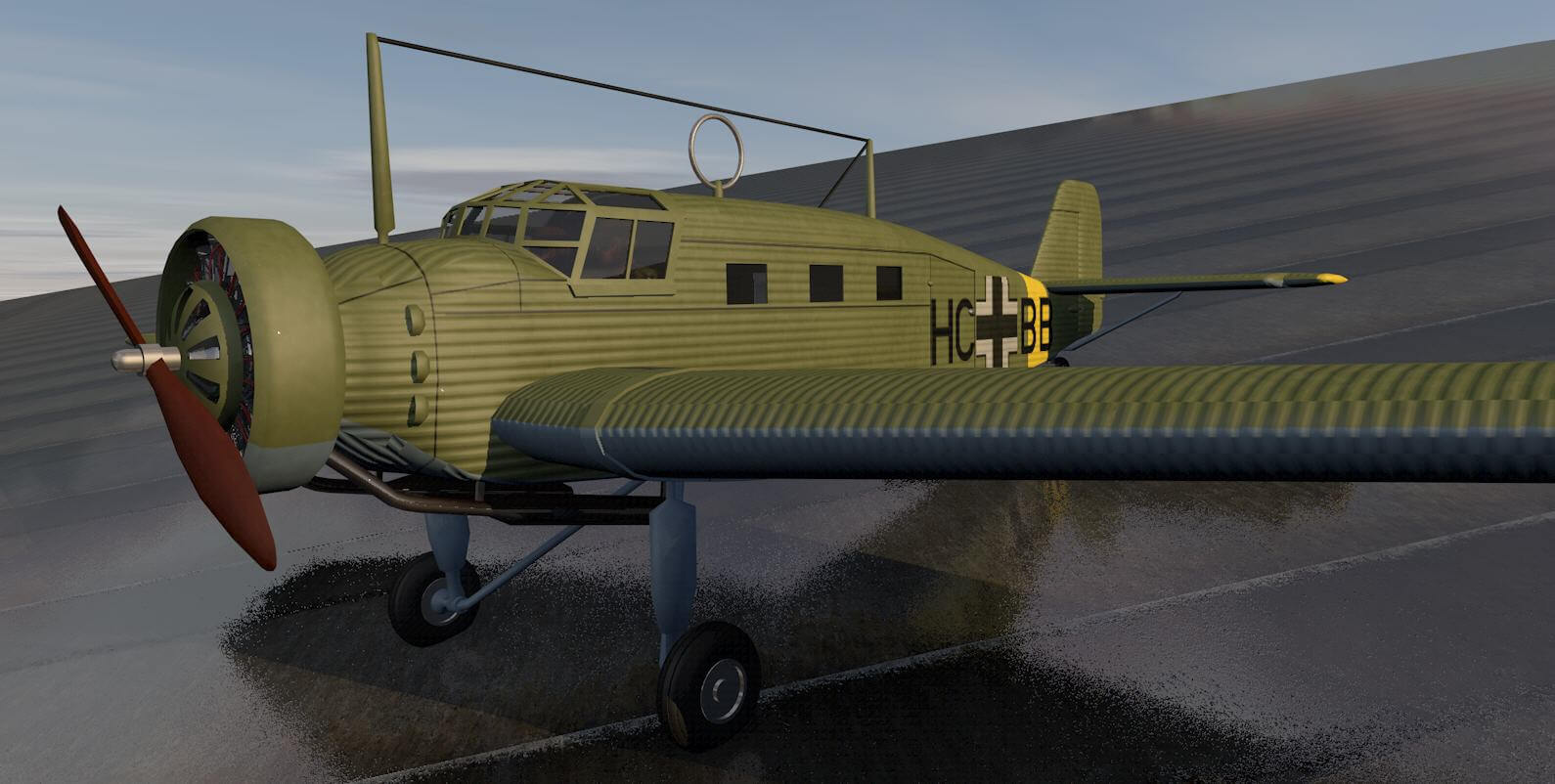 Junkers W.34 - 3D Model by ChipBassChaos