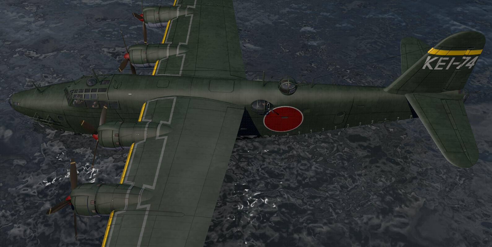 Kawanishi H8K2 Emily - 3D Model by ChipBassChaos
