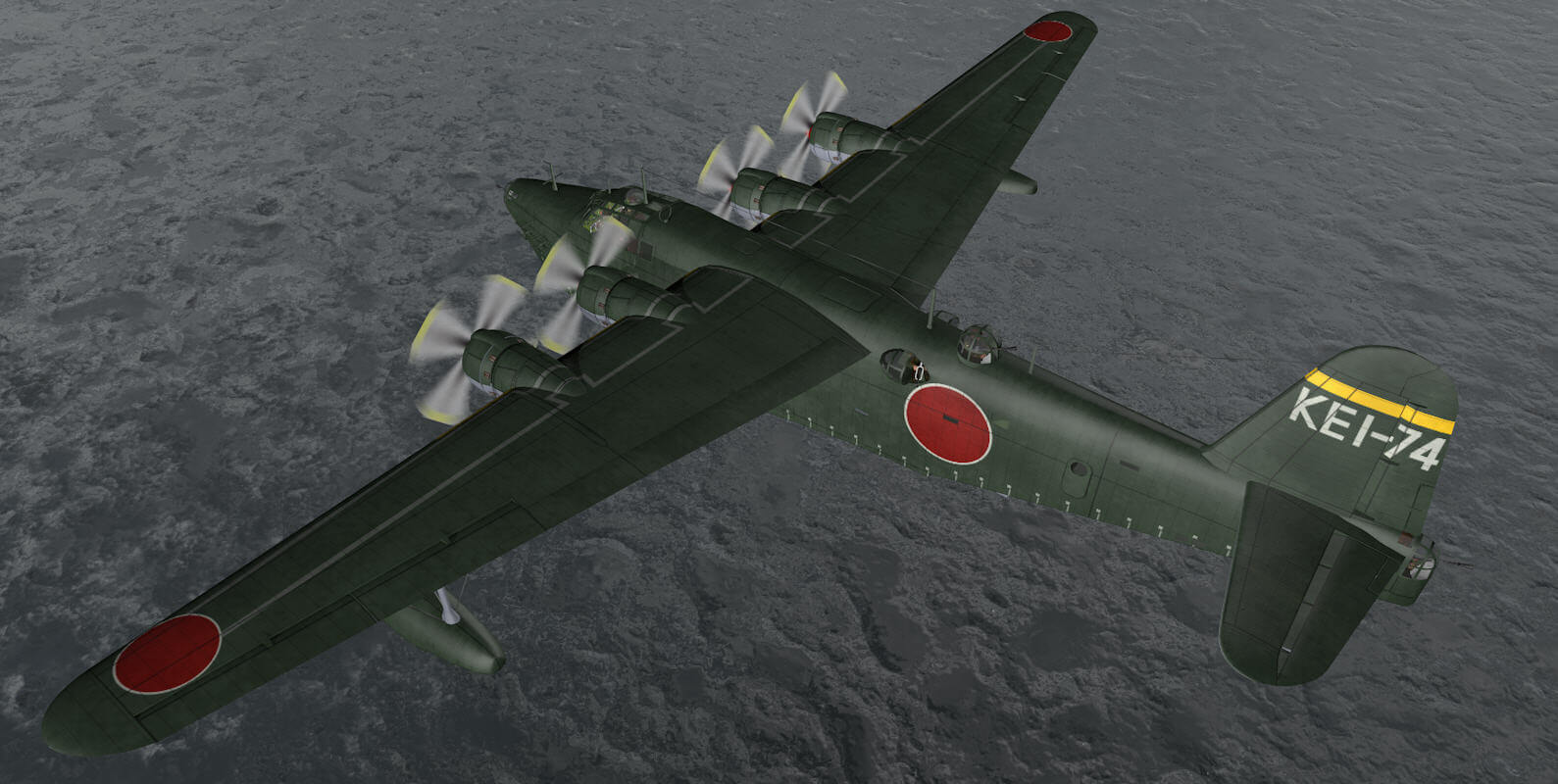 Kawanishi H8K2 Emily - 3D Model by ChipBassChaos