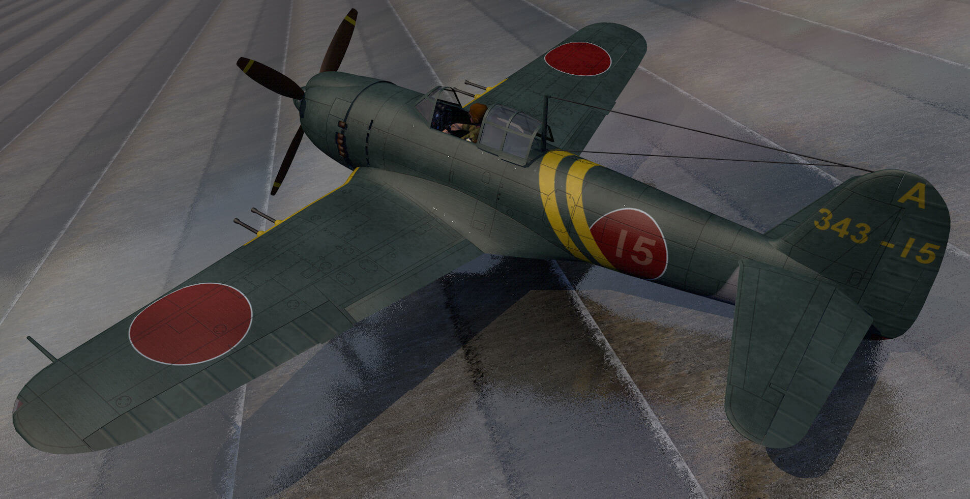 Kawanishi N1K2-J Shiden Kai (George) 3D Model by ChipBassChaos