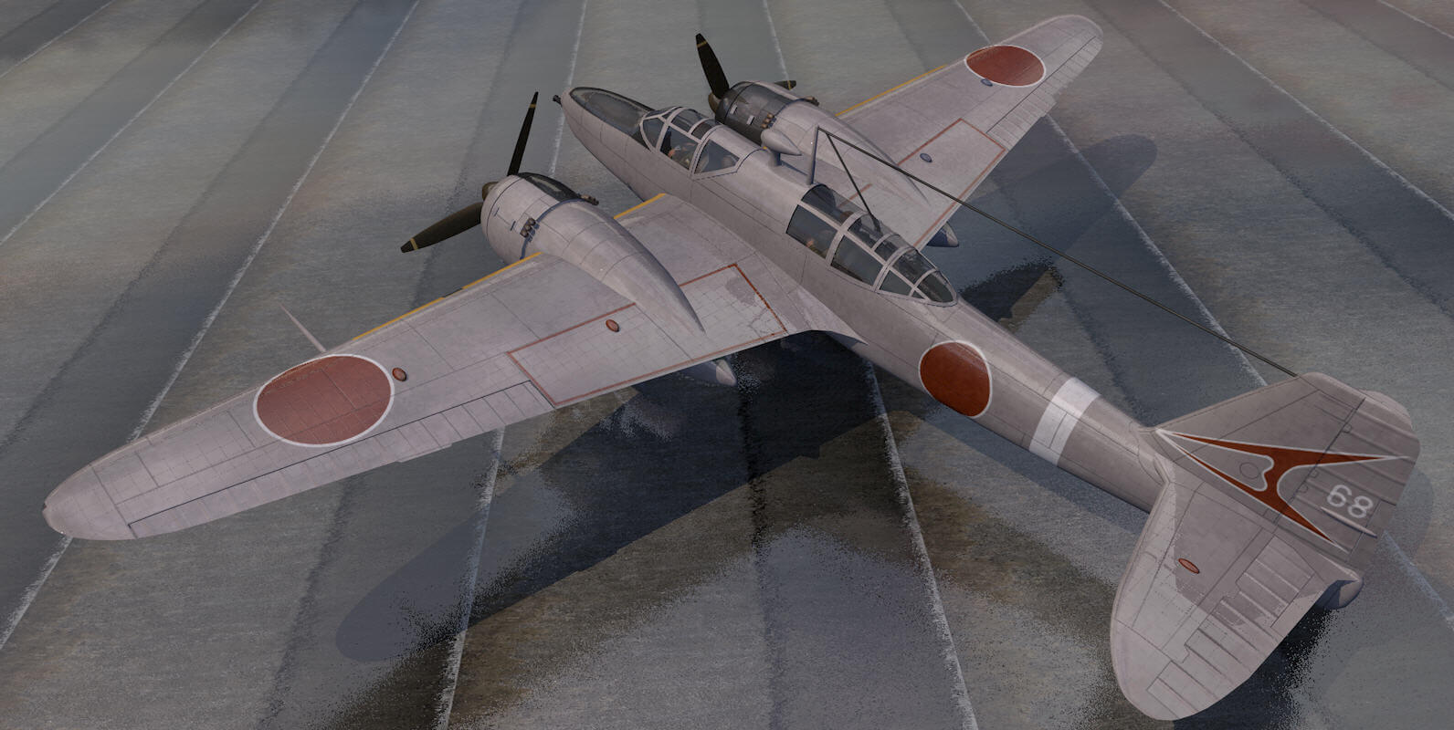 Kawasaki Ki-102B Otsu (Randy) 3D Model by ChipBassChaos
