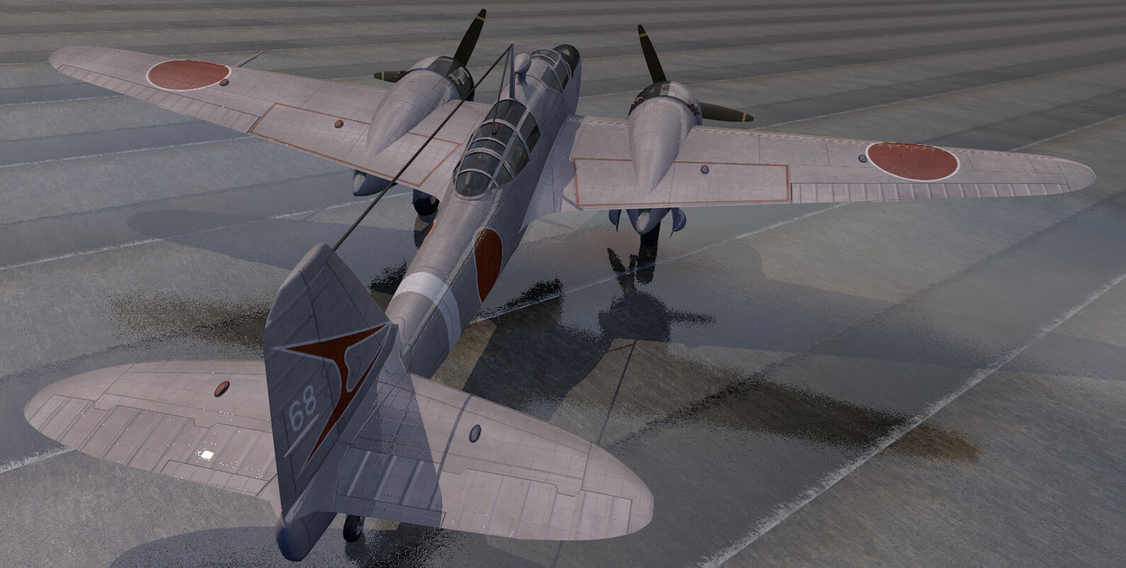 Kawasaki Ki-102B Otsu (Randy) 3D Model by ChipBassChaos