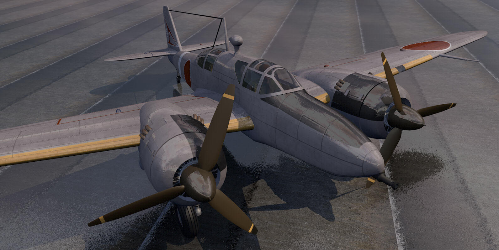 Kawasaki Ki-102B Otsu (Randy) 3D Model by ChipBassChaos