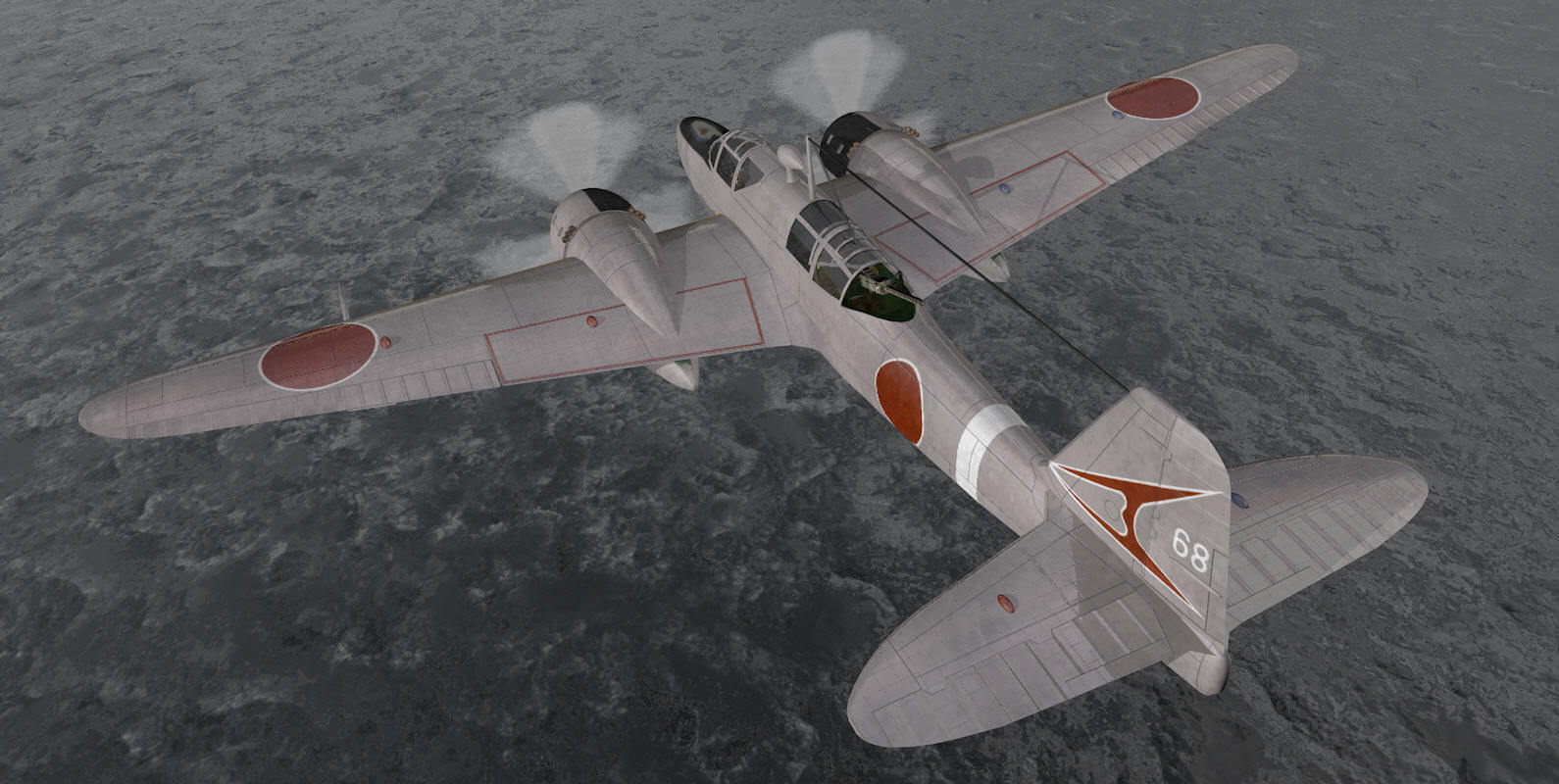 Kawasaki Ki-102B Otsu (Randy) 3D Model by ChipBassChaos