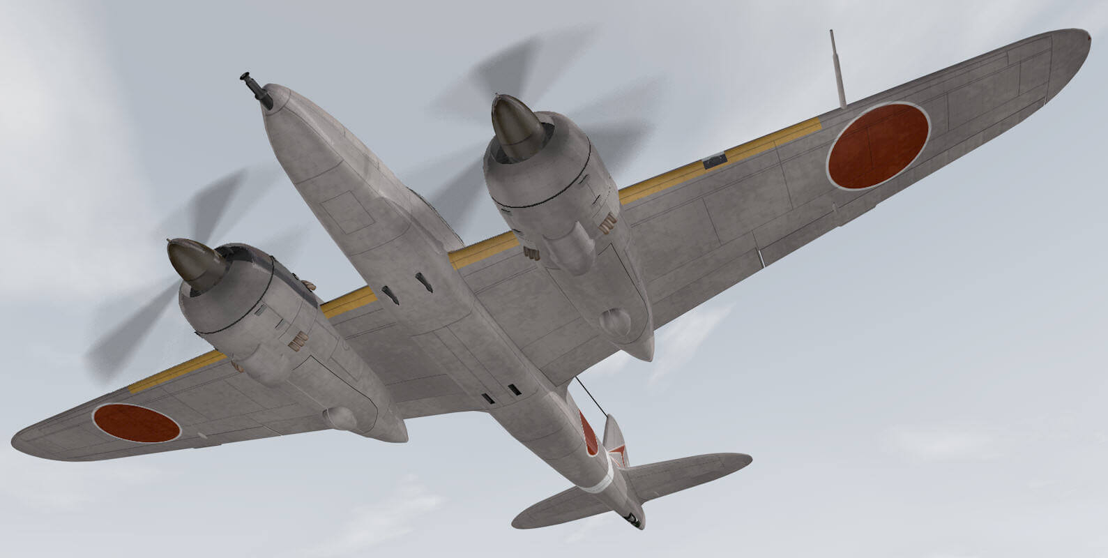 Kawasaki Ki-102B Otsu (Randy) 3D Model by ChipBassChaos