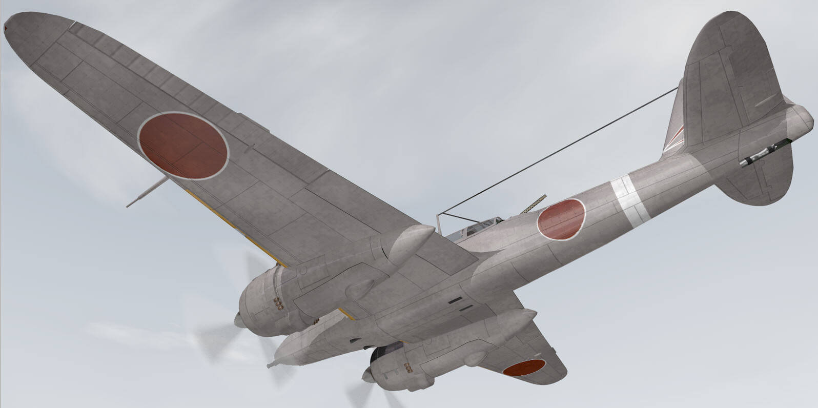 Kawasaki Ki-102B Otsu (Randy) 3D Model by ChipBassChaos