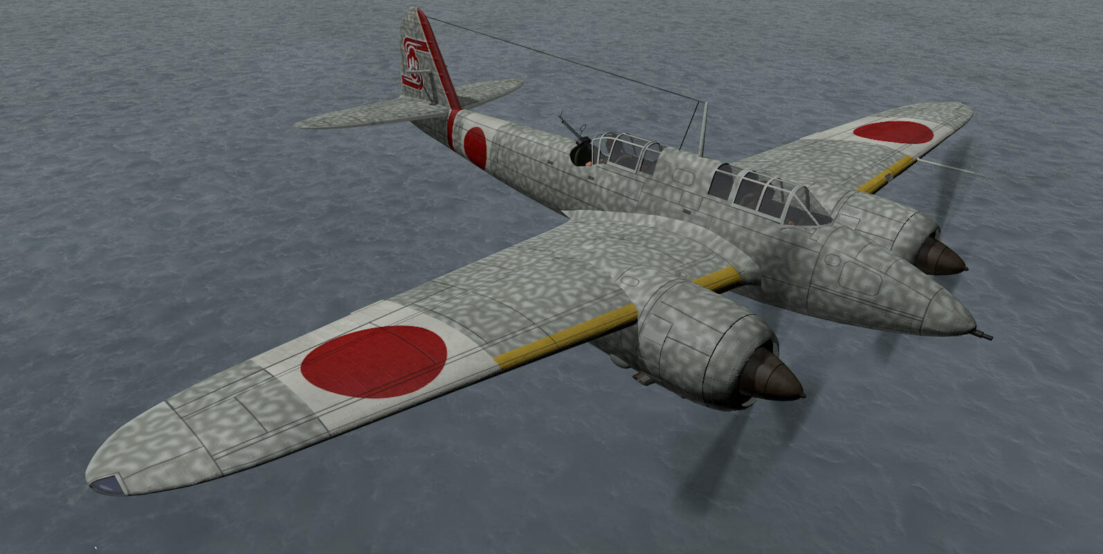 Kawasaki Ki-45 Toryu (Nick) 3D Model by ChipBassChaos
