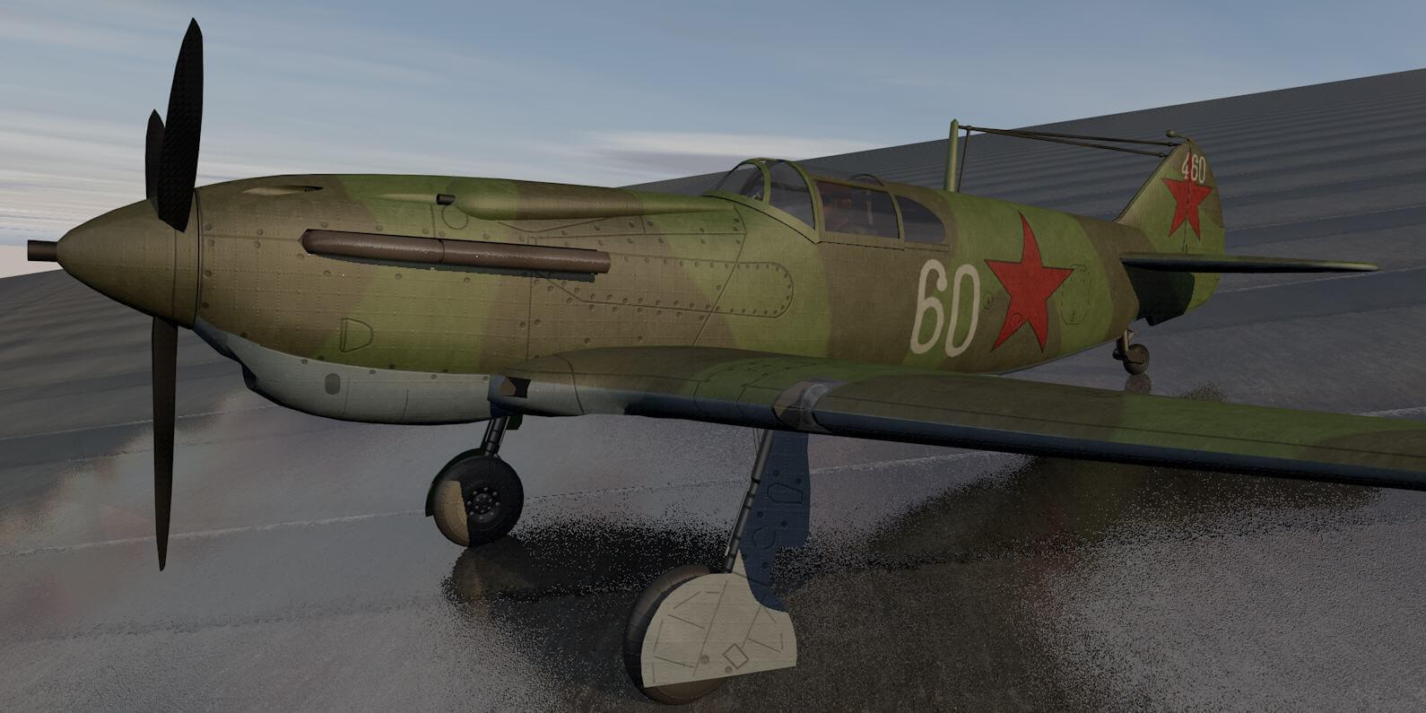 Lavochkin-Gorbunov-Gudkov LaGG-3 (Early) 3D Model by ChipBassChaos