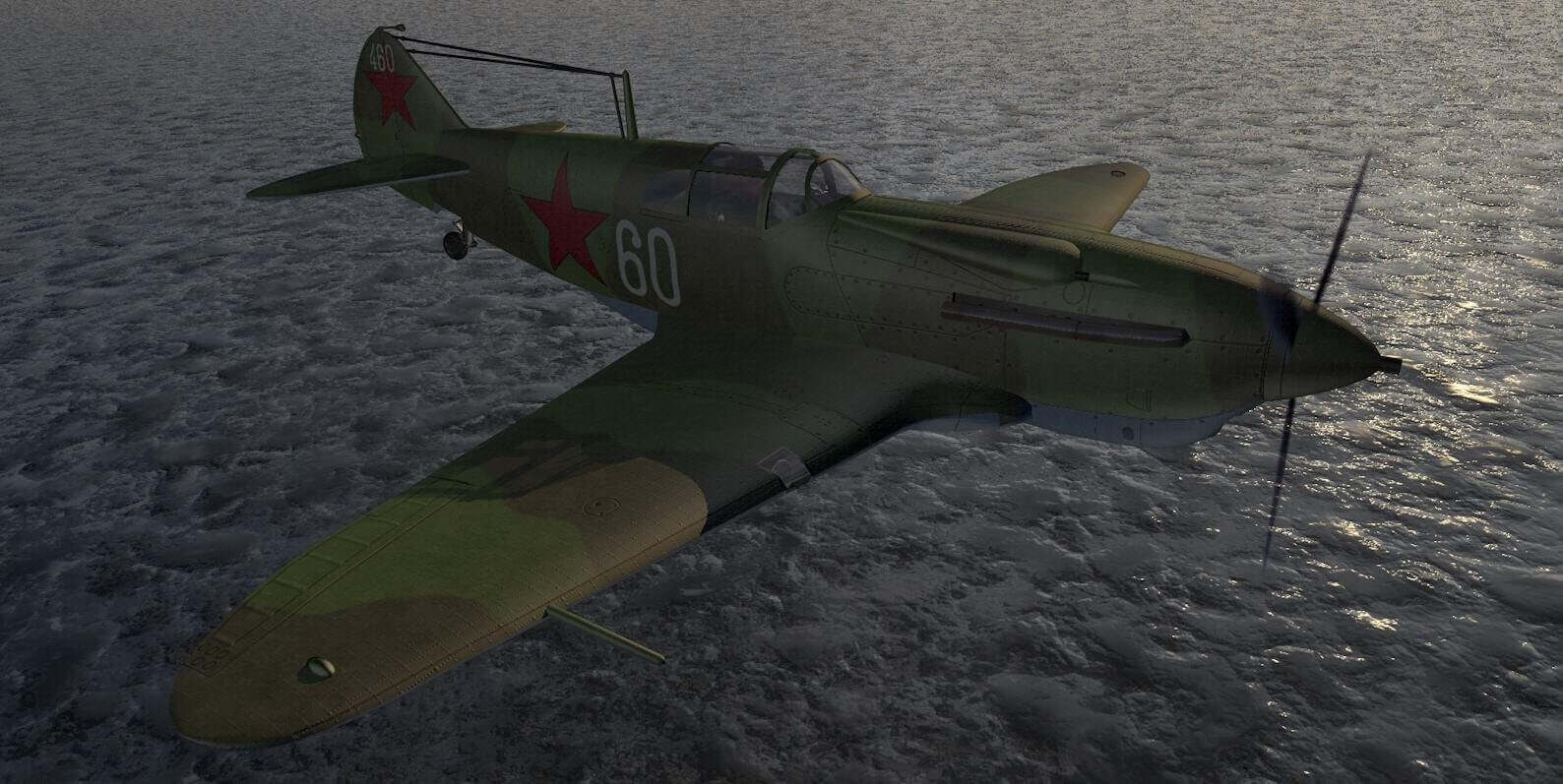 Lavochkin-Gorbunov-Gudkov LaGG-3 (Early) 3D Model by ChipBassChaos