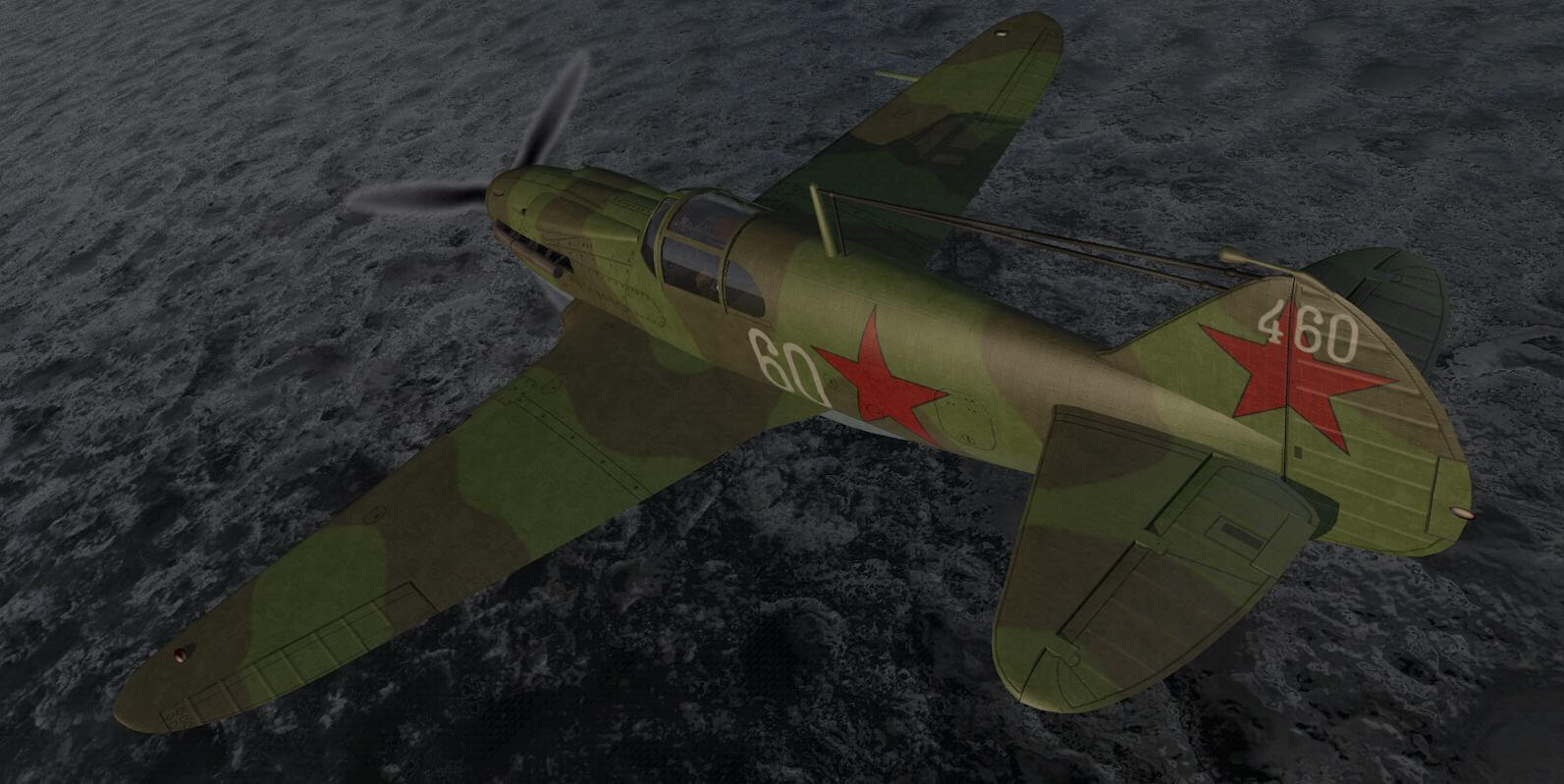 Lavochkin-Gorbunov-Gudkov LaGG-3 (Early) 3D Model by ChipBassChaos