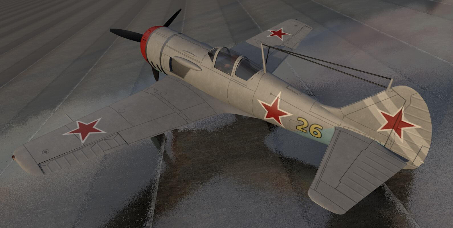 Lavochkin La-11 3D Model by ChipBassChaos