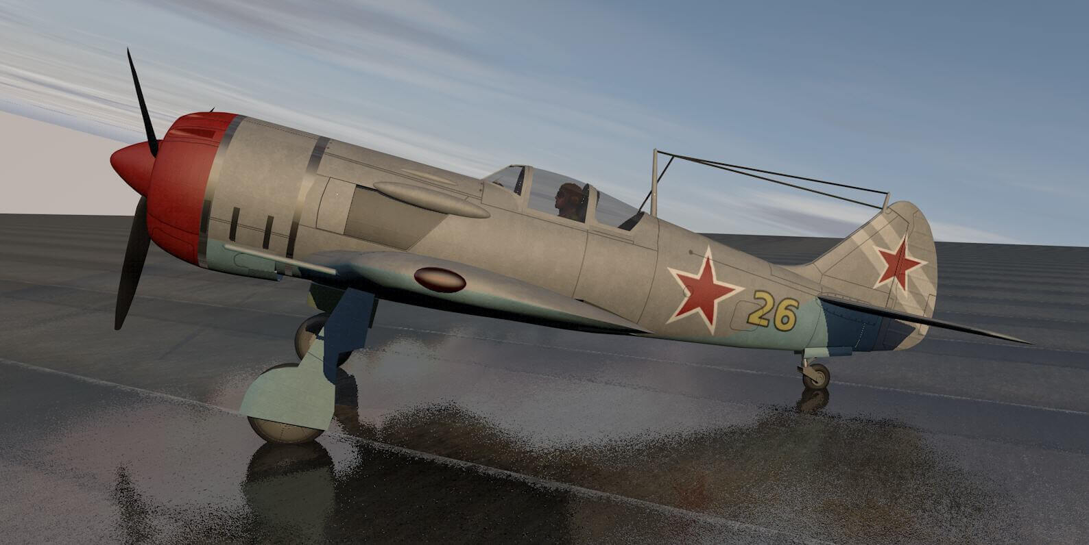 Lavochkin La-11 3D Model by ChipBassChaos