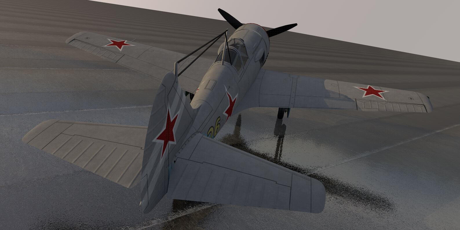 Lavochkin La-11 3D Model by ChipBassChaos