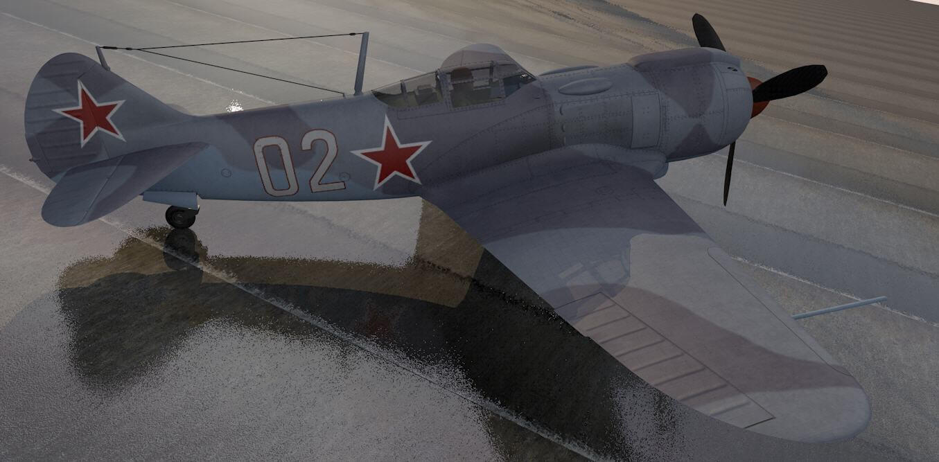 Lavochkin La-5FN 3D Model by ChipBassChaos