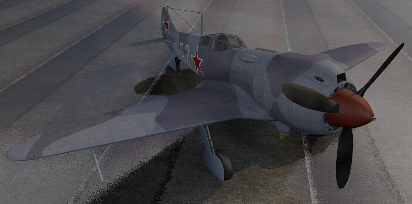 Lavochkin La-5FN 3D Model by ChipBassChaos