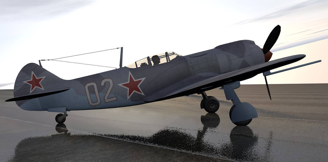 Lavochkin La-5FN 3D Model by ChipBassChaos