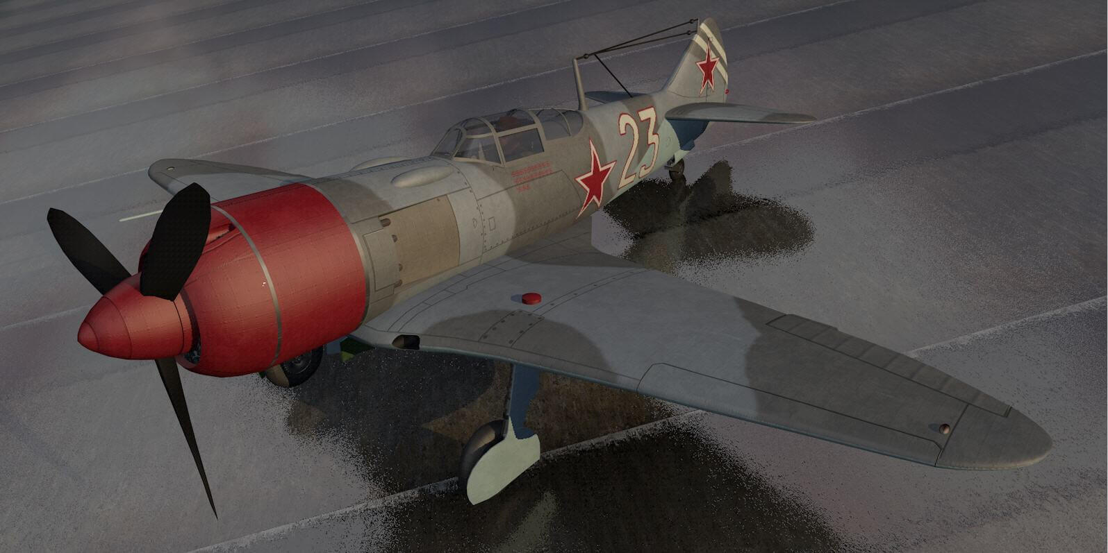 Lavochkin La-7 3D Model by ChipBassChaos