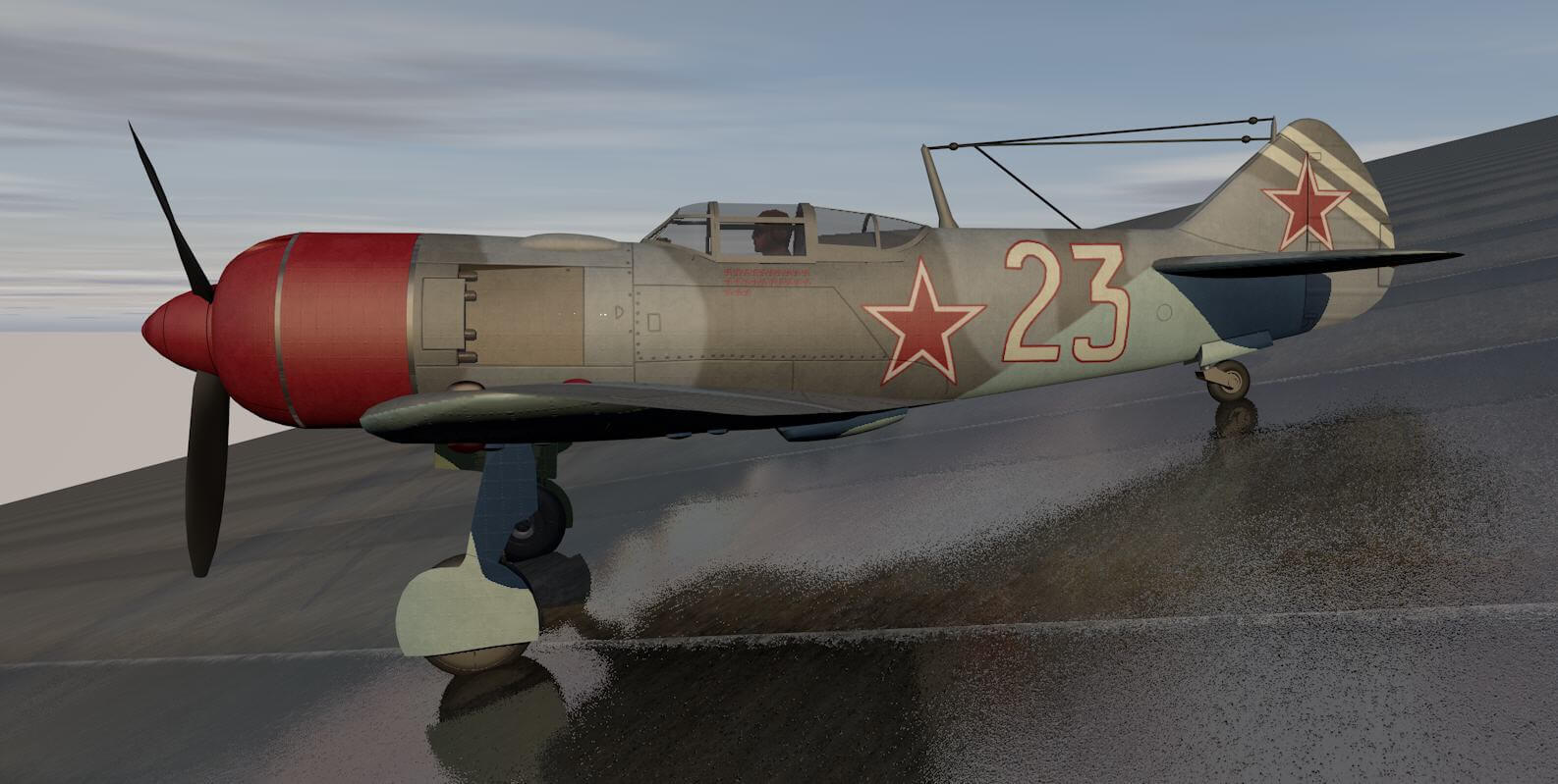 Lavochkin La-7 3D Model by ChipBassChaos