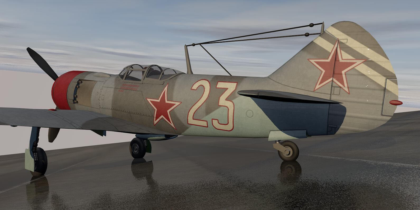 Lavochkin La-7 3D Model by ChipBassChaos