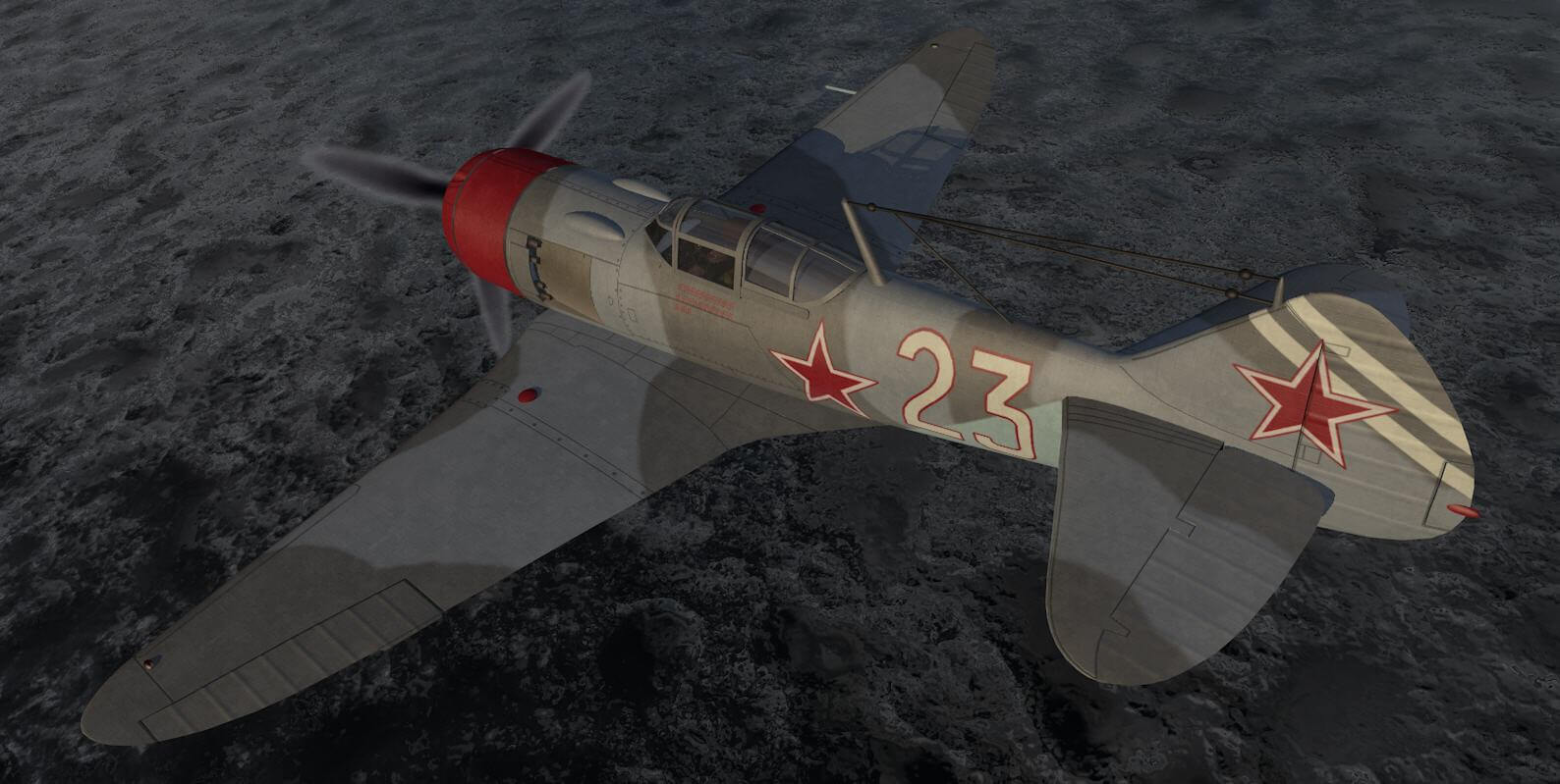Lavochkin La-7 3D Model by ChipBassChaos