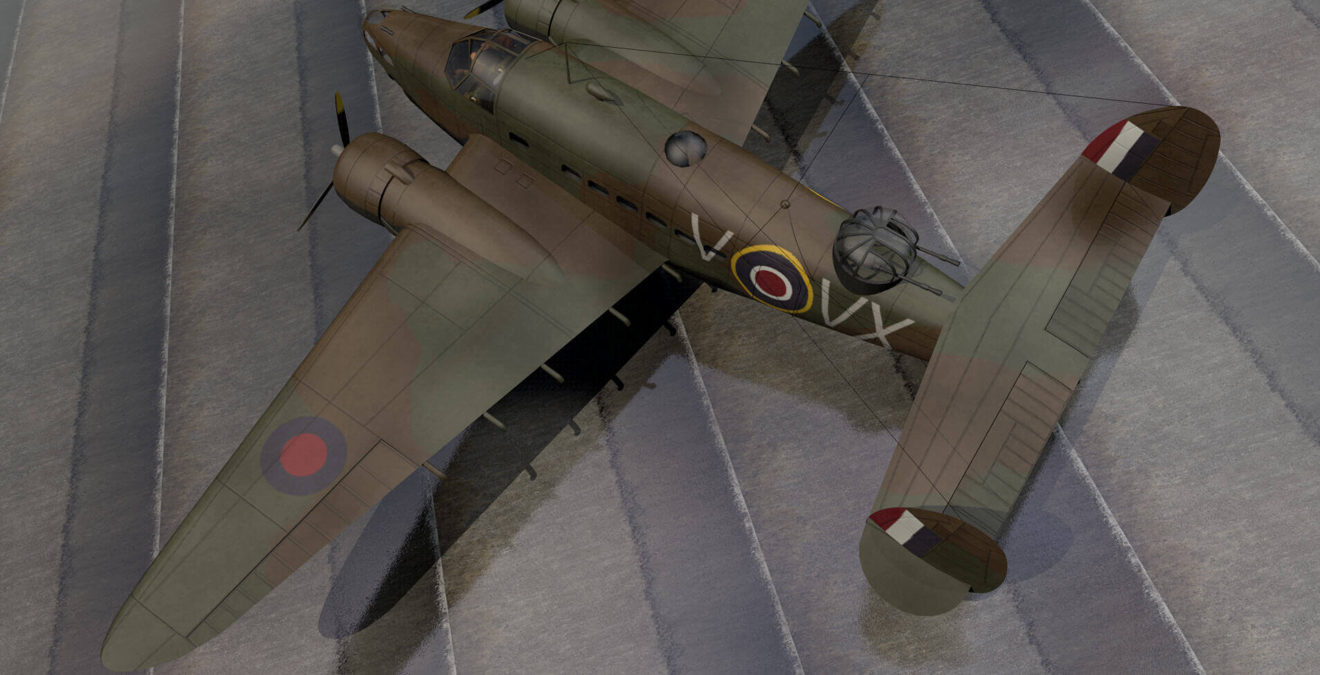 Lockheed A-29 Hudson Mk-1 (RAF) 3D Model by ChipBassChaos