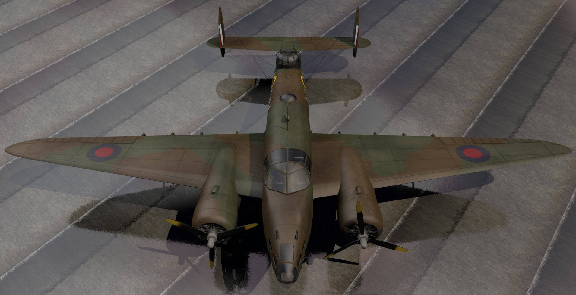 Lockheed A-29 Hudson Mk-1 (RAF) 3D Model by ChipBassChaos
