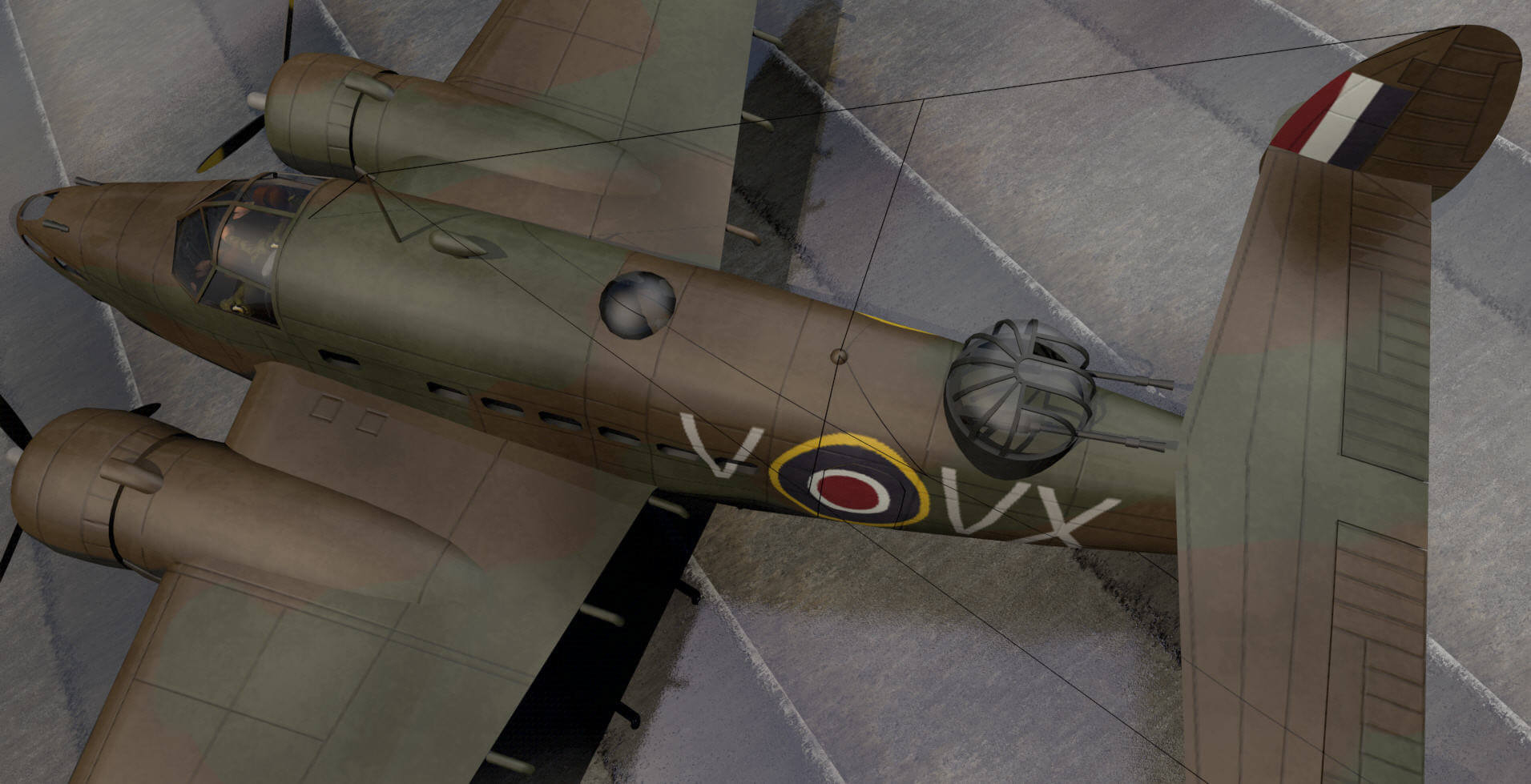 Lockheed A-29 Hudson Mk-1 (RAF) 3D Model by ChipBassChaos