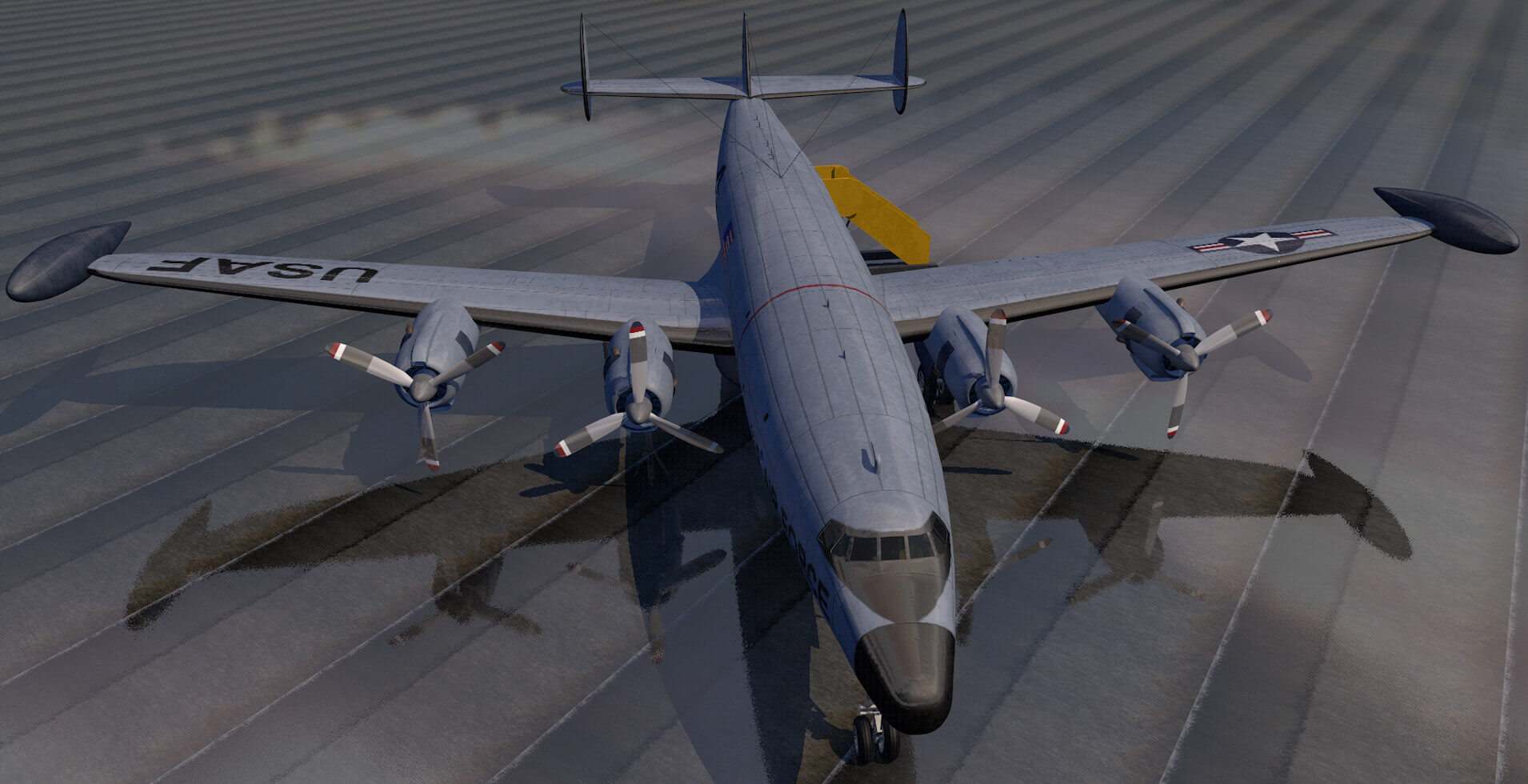 Lockheed EC-121 Warning Star 3D Model by ChipBassChaos