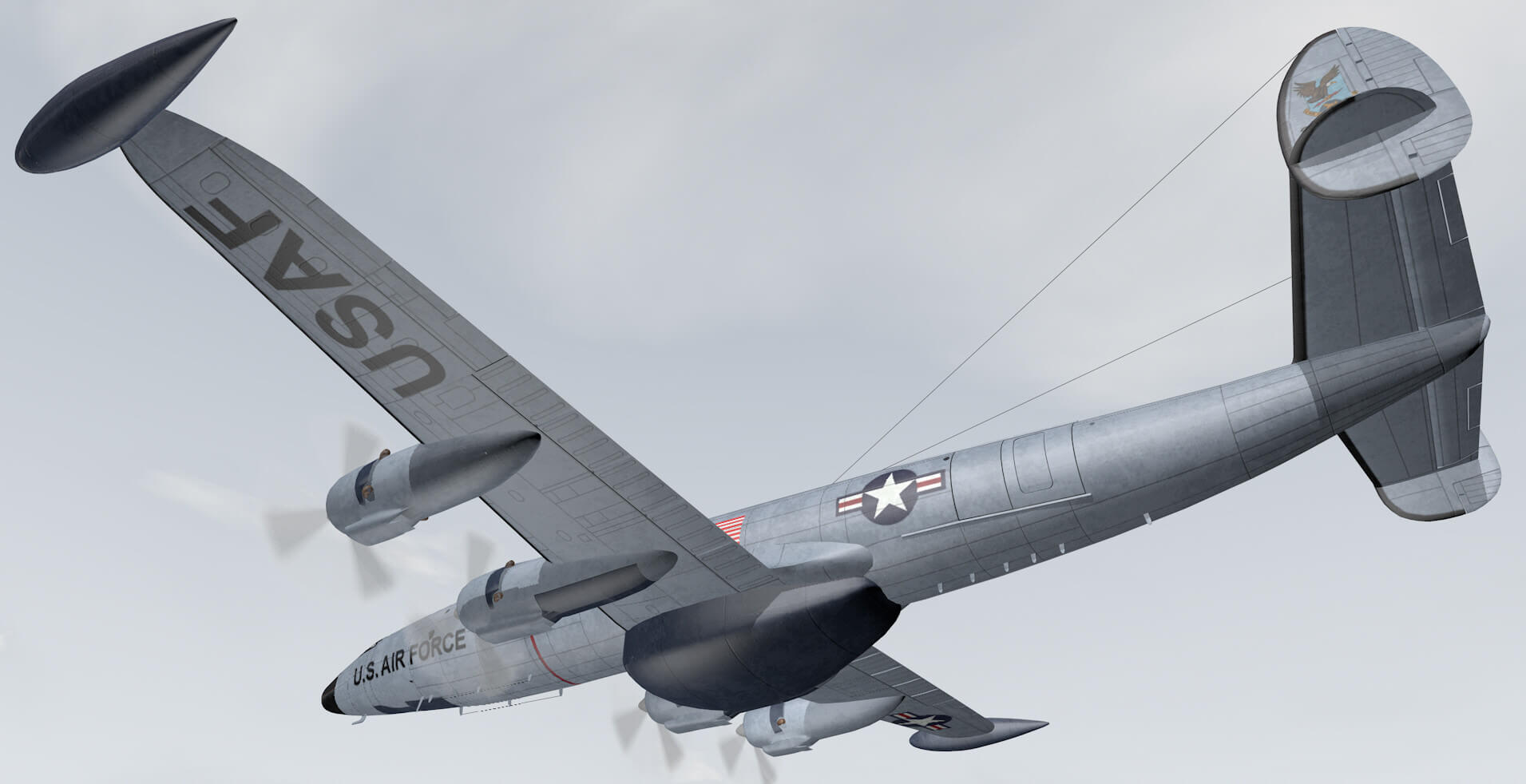 Lockheed EC-121 Warning Star 3D Model by ChipBassChaos