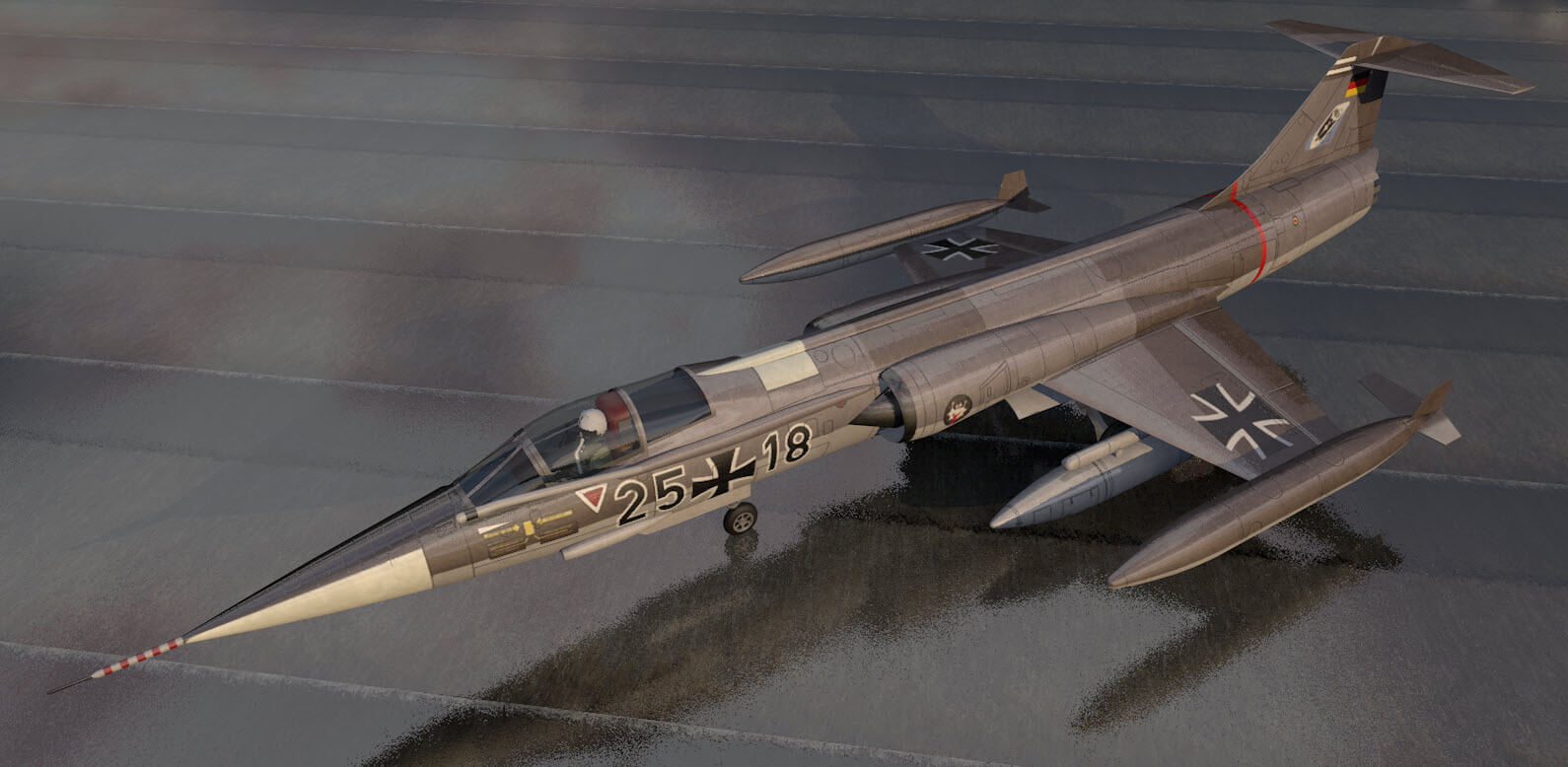 Lockheed F-104C Starfighter 3D Model by ChipBassChaos