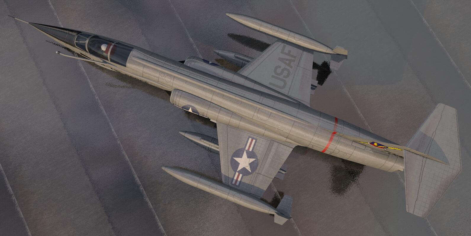 Lockheed F-104C Starfighter 3D Model by ChipBassChaos