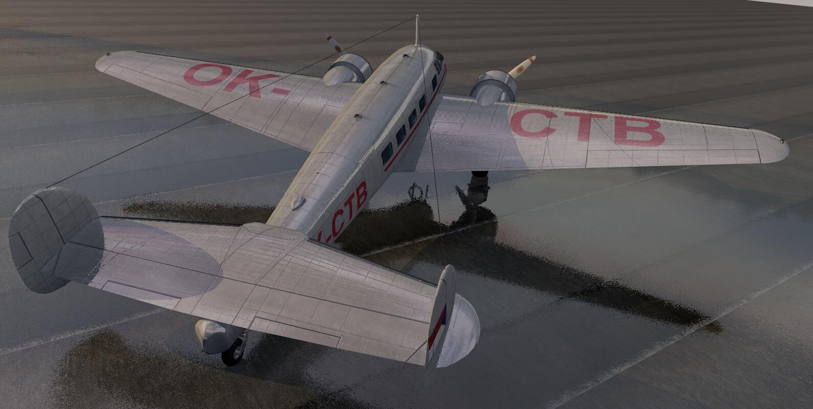 Lockheed L-10 Electra 3D Model by ChipBassChaos
