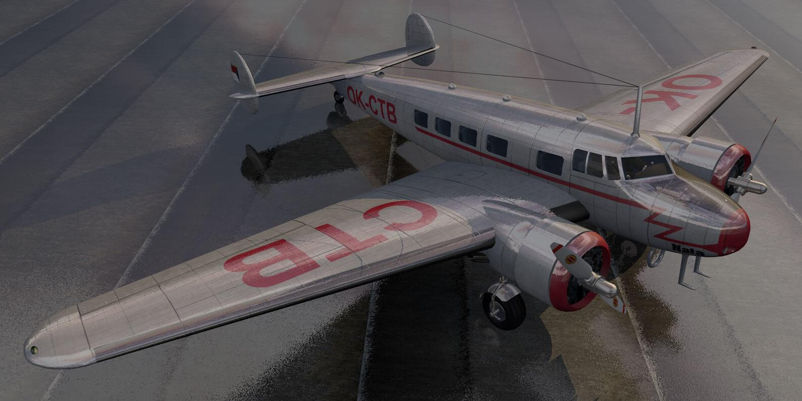 Lockheed L-10 Electra 3D Model by ChipBassChaos
