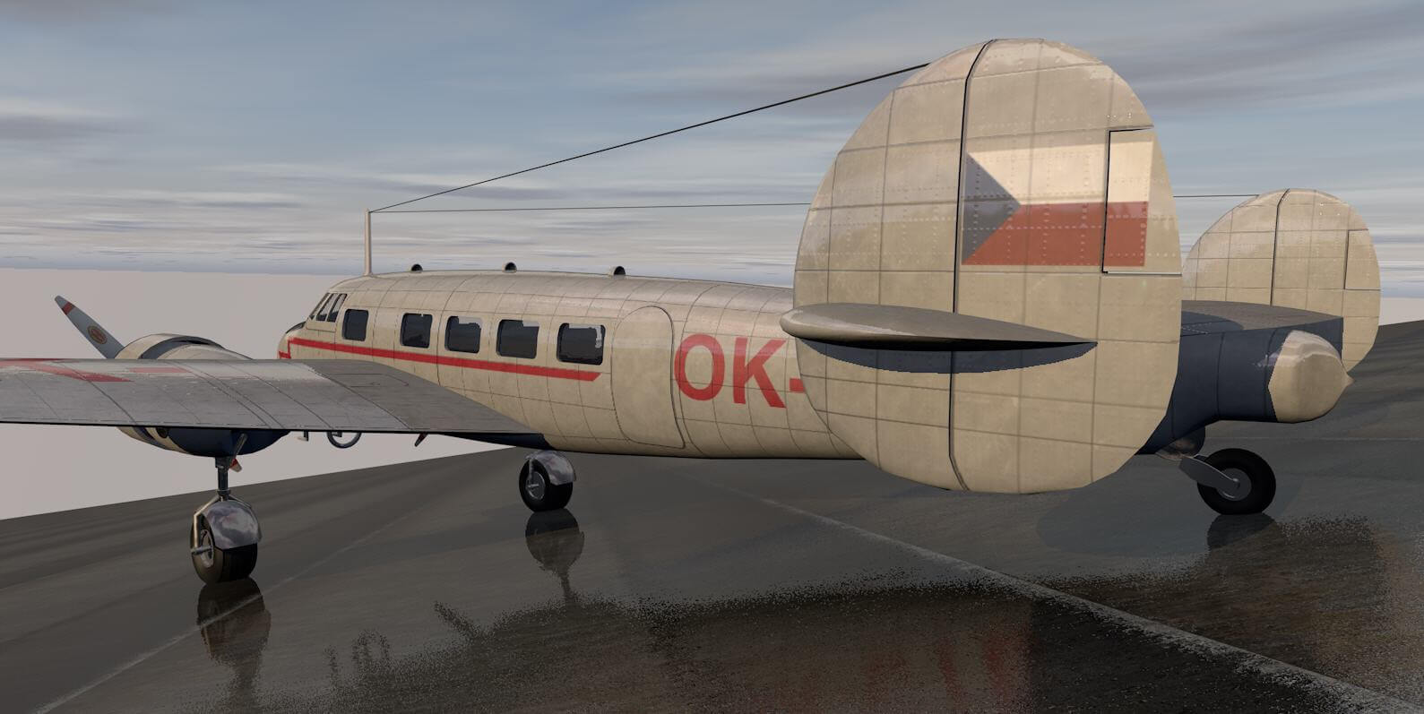 Lockheed L-10 Electra 3D Model by ChipBassChaos