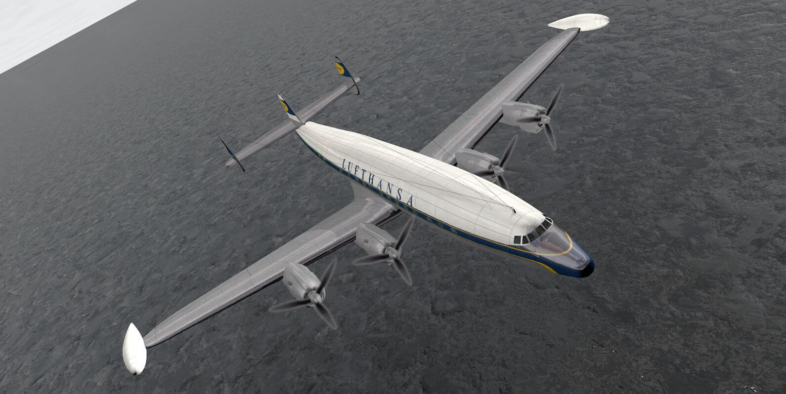 Lockheed L-1049 Super Constellation 3D Model by ChipBassChaos