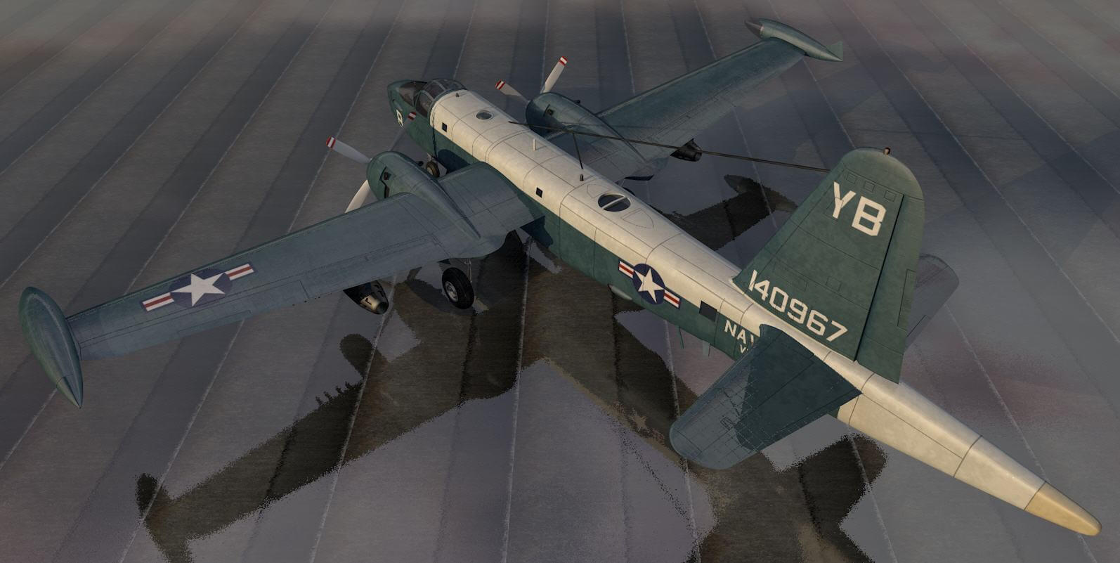 Lockheed P2V-7 (SP-2H) Neptune 3D Model by ChipBassChaos