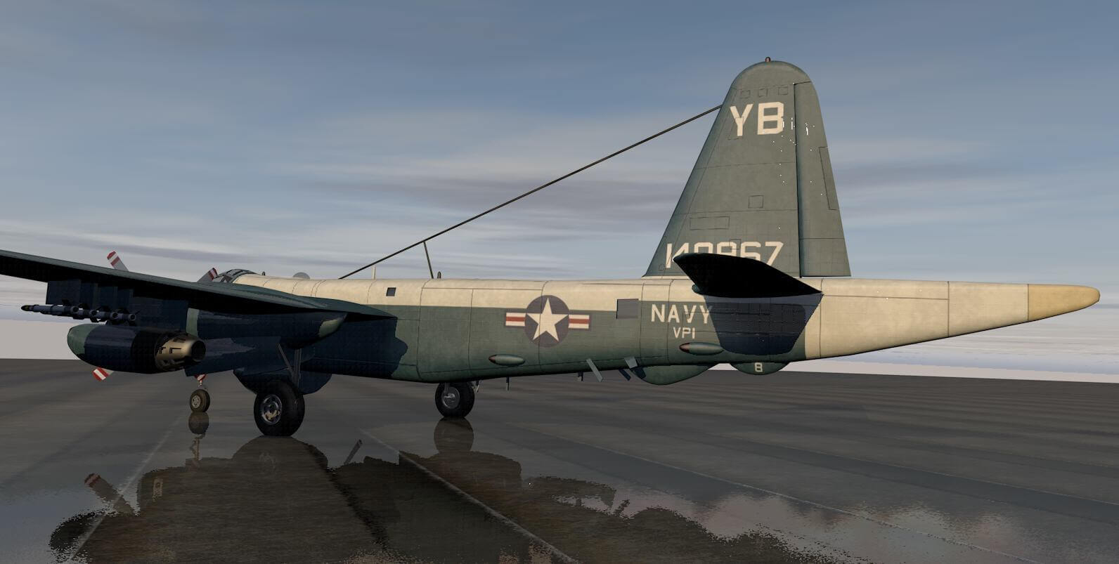 Lockheed P2V-7 (SP-2H) Neptune 3D Model by ChipBassChaos