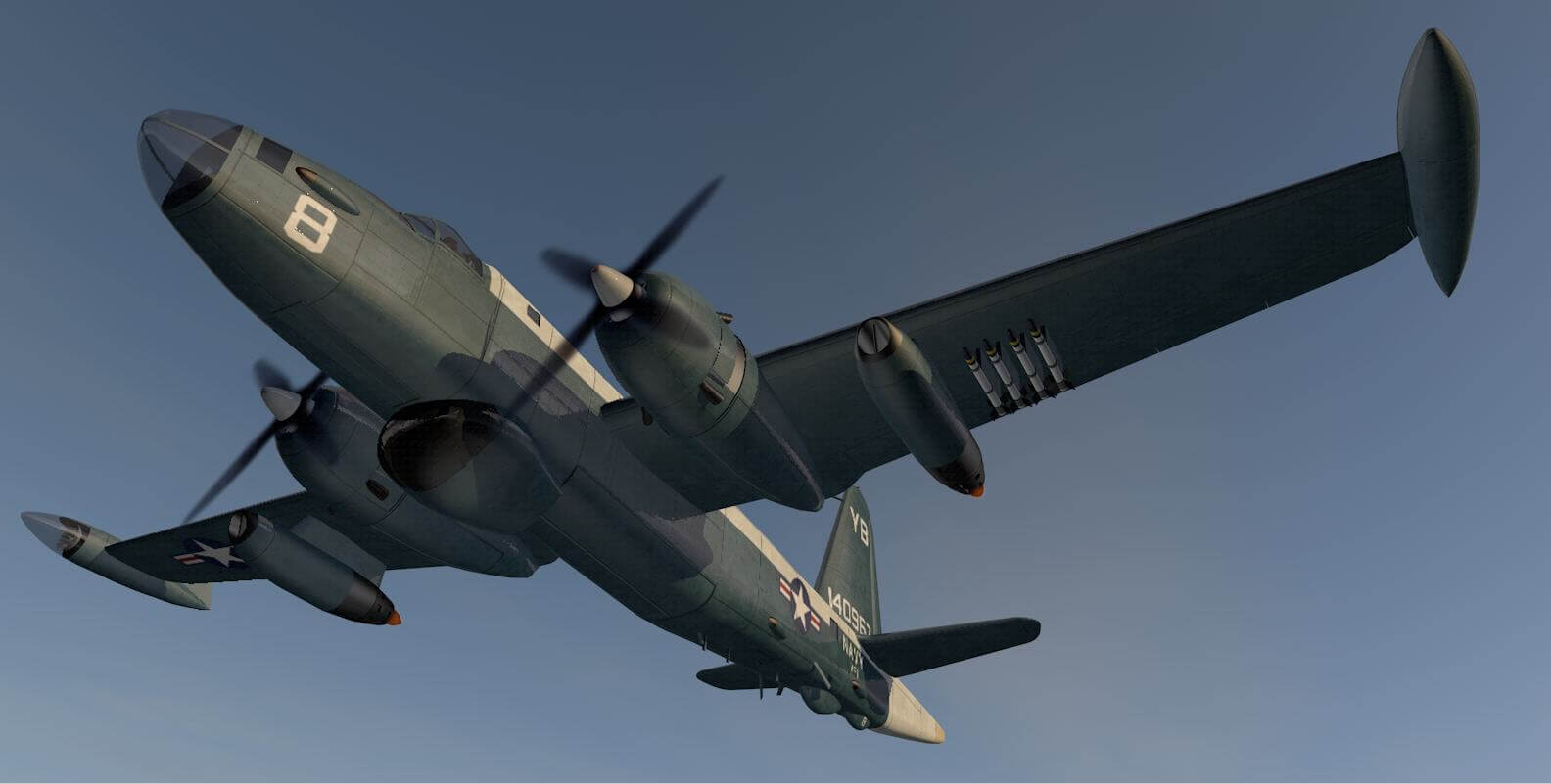 Lockheed P2V-7 (SP-2H) Neptune 3D Model by ChipBassChaos