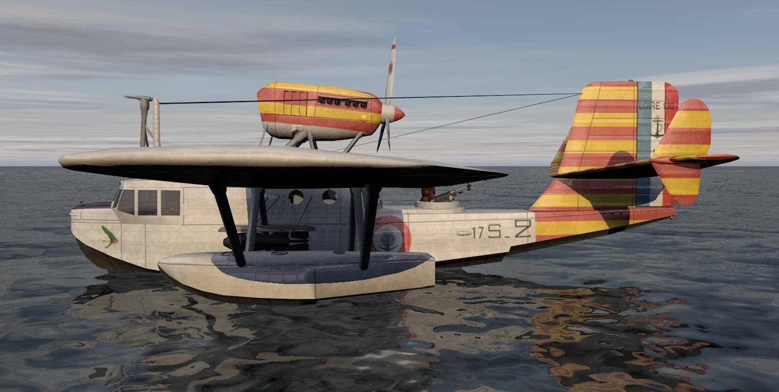 Loire L-130 Colonial 3D Model by ChipBassChaos