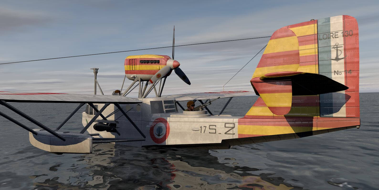Loire L-130 Colonial 3D Model by ChipBassChaos