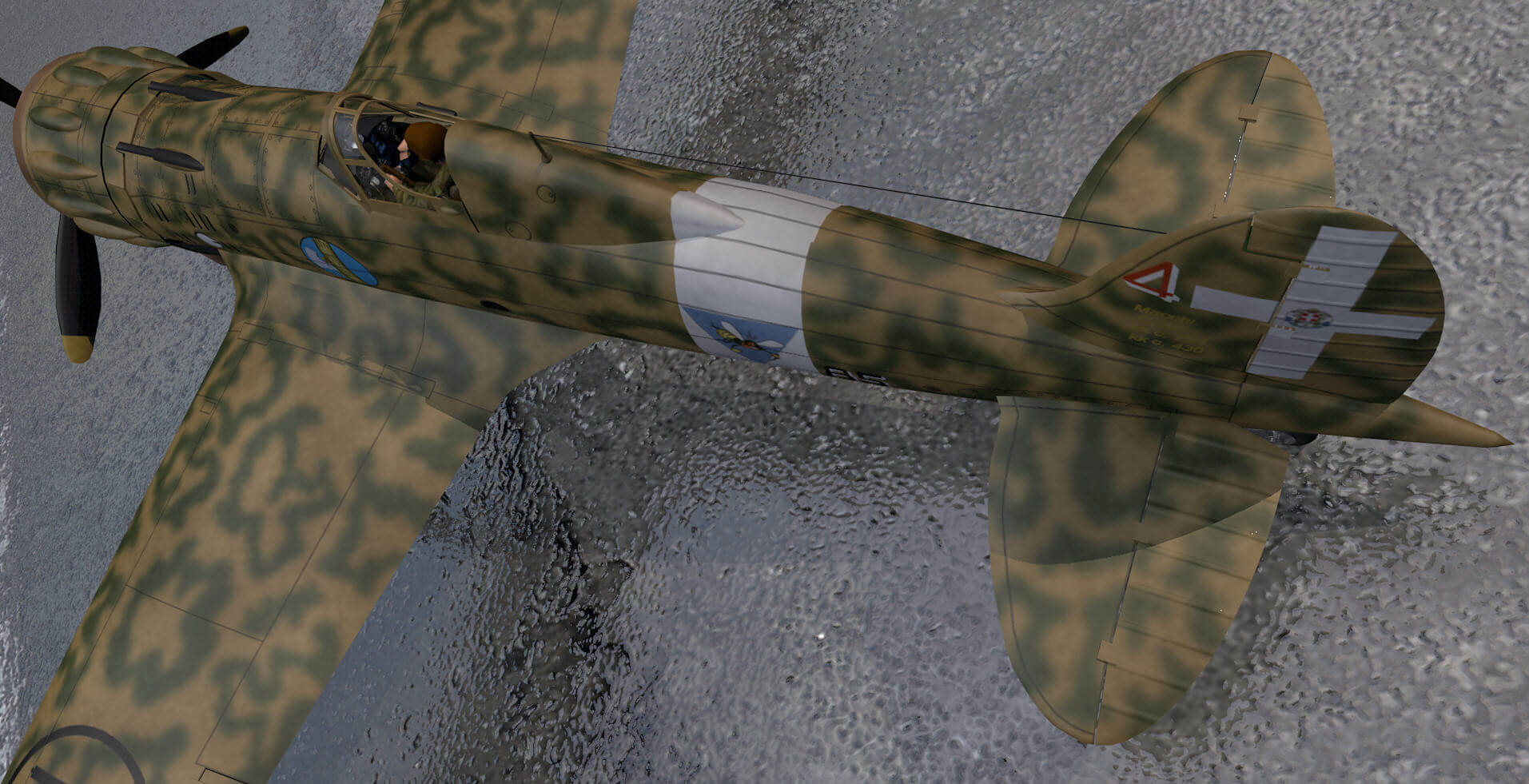 Macchi Mc-200 Saetta 3D Model by ChipBassChaos