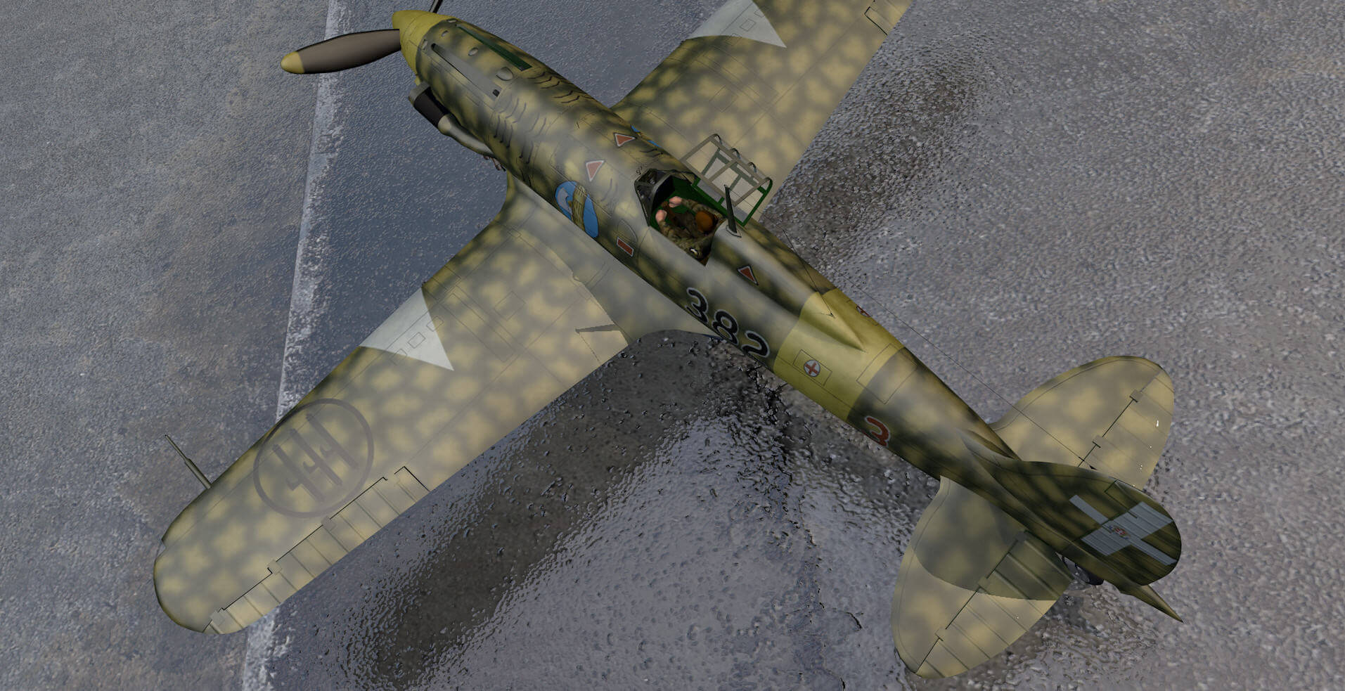 Macchi Mc-202 Folgore 3D Model by ChipBassChaos