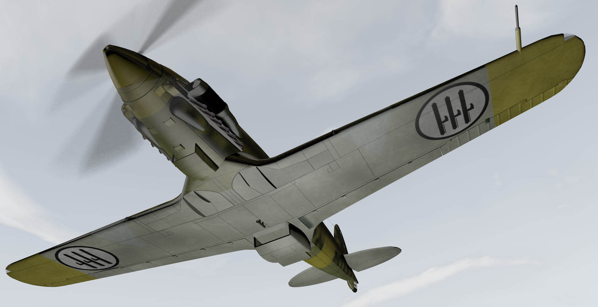 Macchi Mc-202 Folgore 3D Model by ChipBassChaos