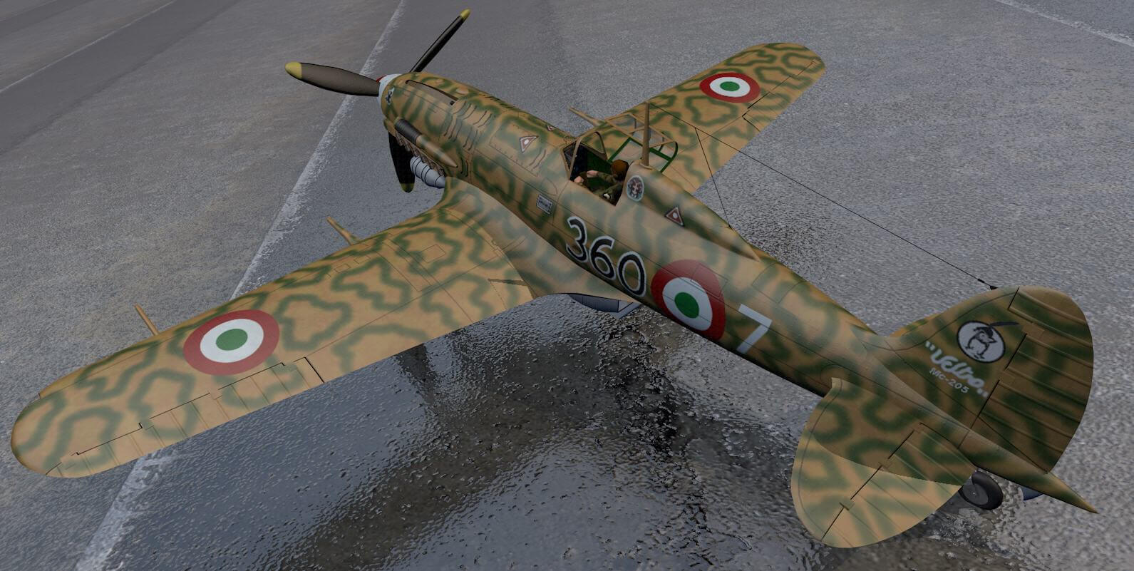 Macchi Mc-205 Veltro 3D Model by ChipBassChaos