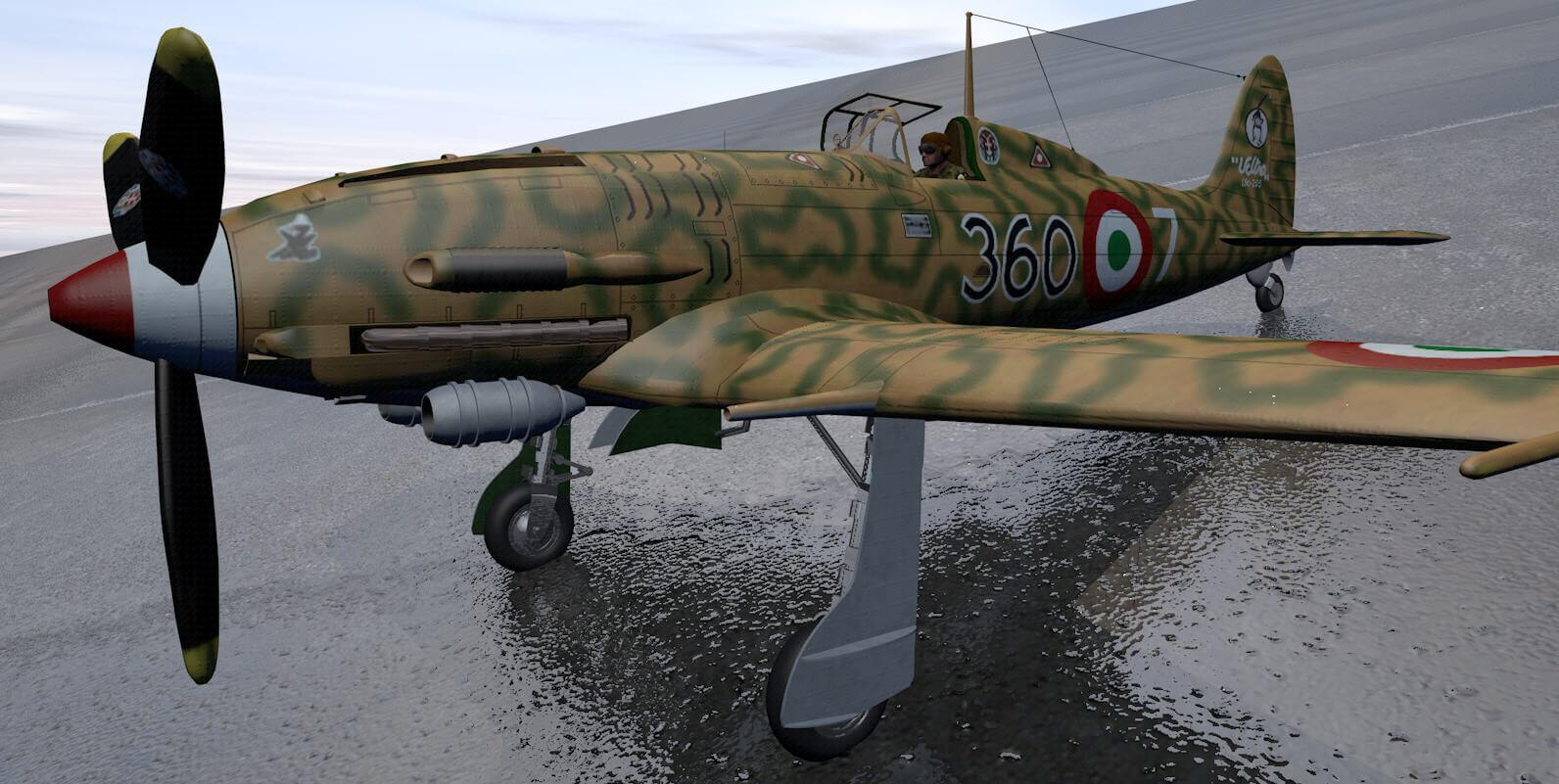 Macchi Mc-205 Veltro 3D Model by ChipBassChaos