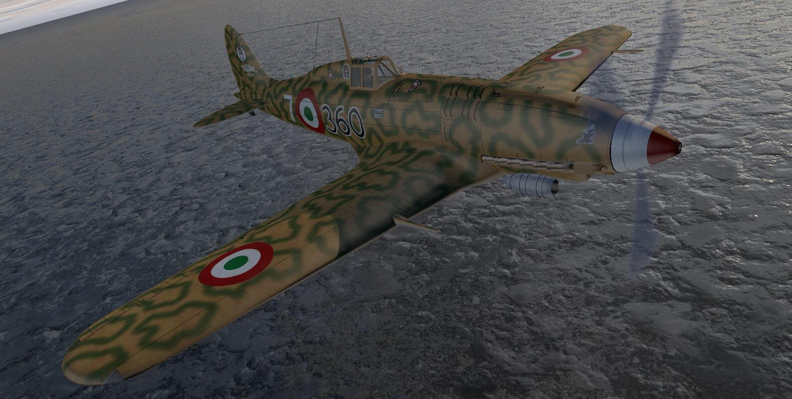 Macchi Mc-205 Veltro 3D Model by ChipBassChaos